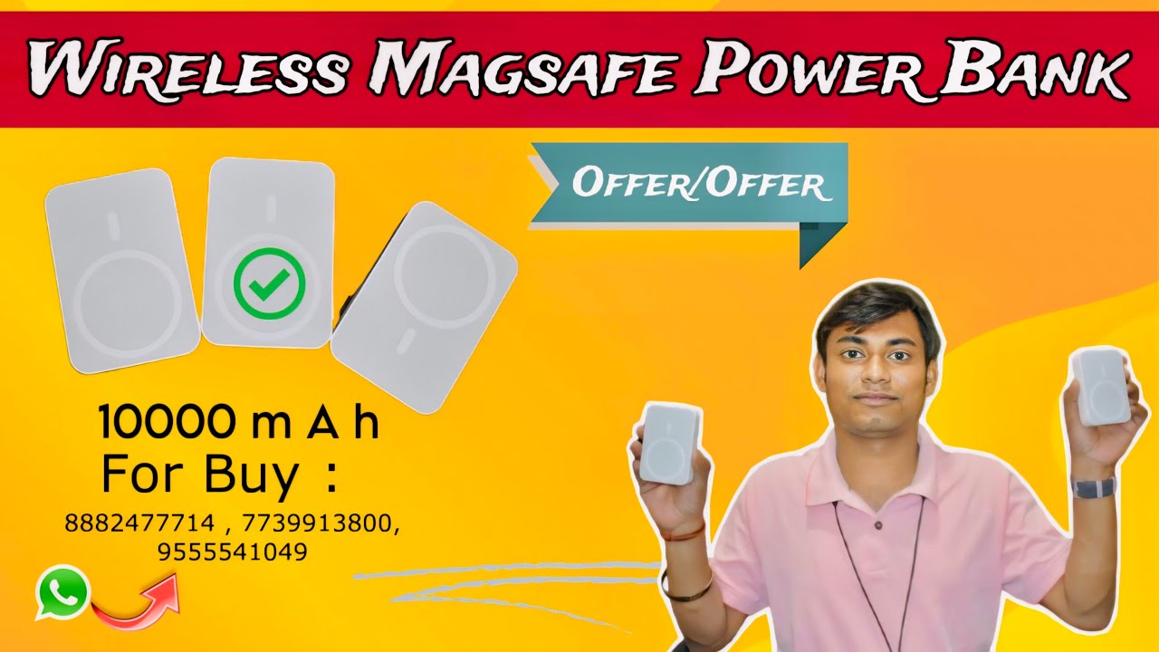 Apple Mag safe Wireless Power Bank PD22.5W For Fast Charging Power Bank ...