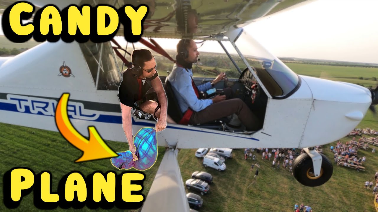 Flying The CANDY DROP PLANE in Germany! - YouTube