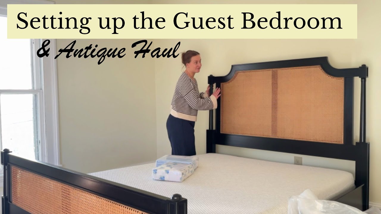 Solo Week at the House- Setting Up the First Guest Bedroom - YouTube