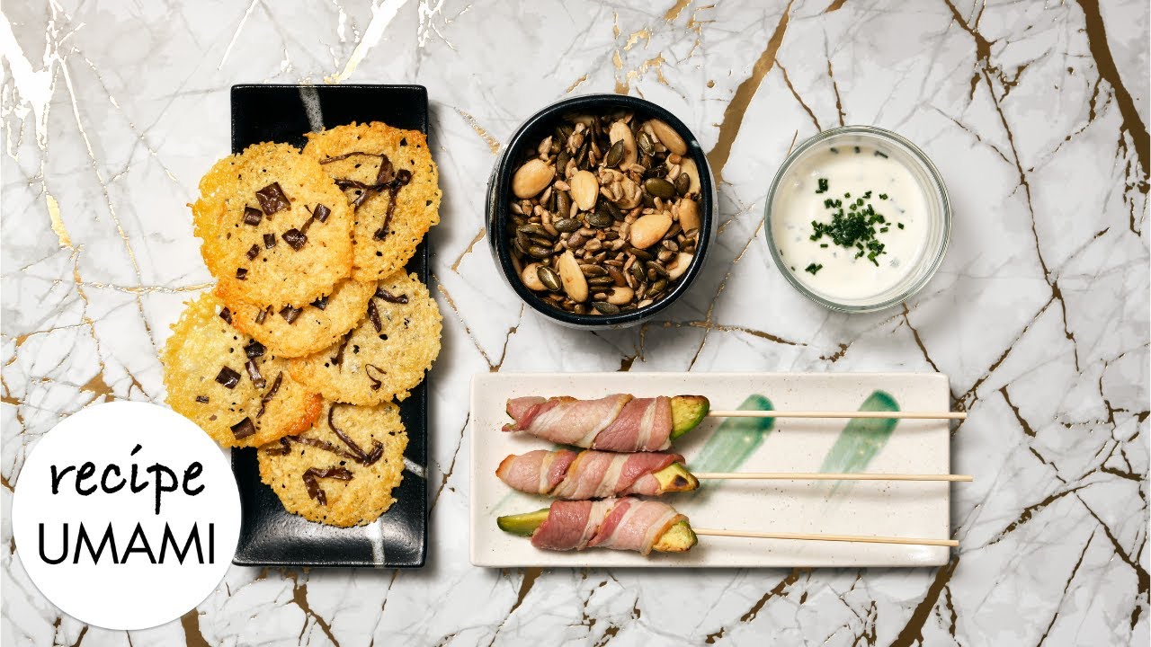 Three Easy Umami Snacks | Umami Recipe - YouTube