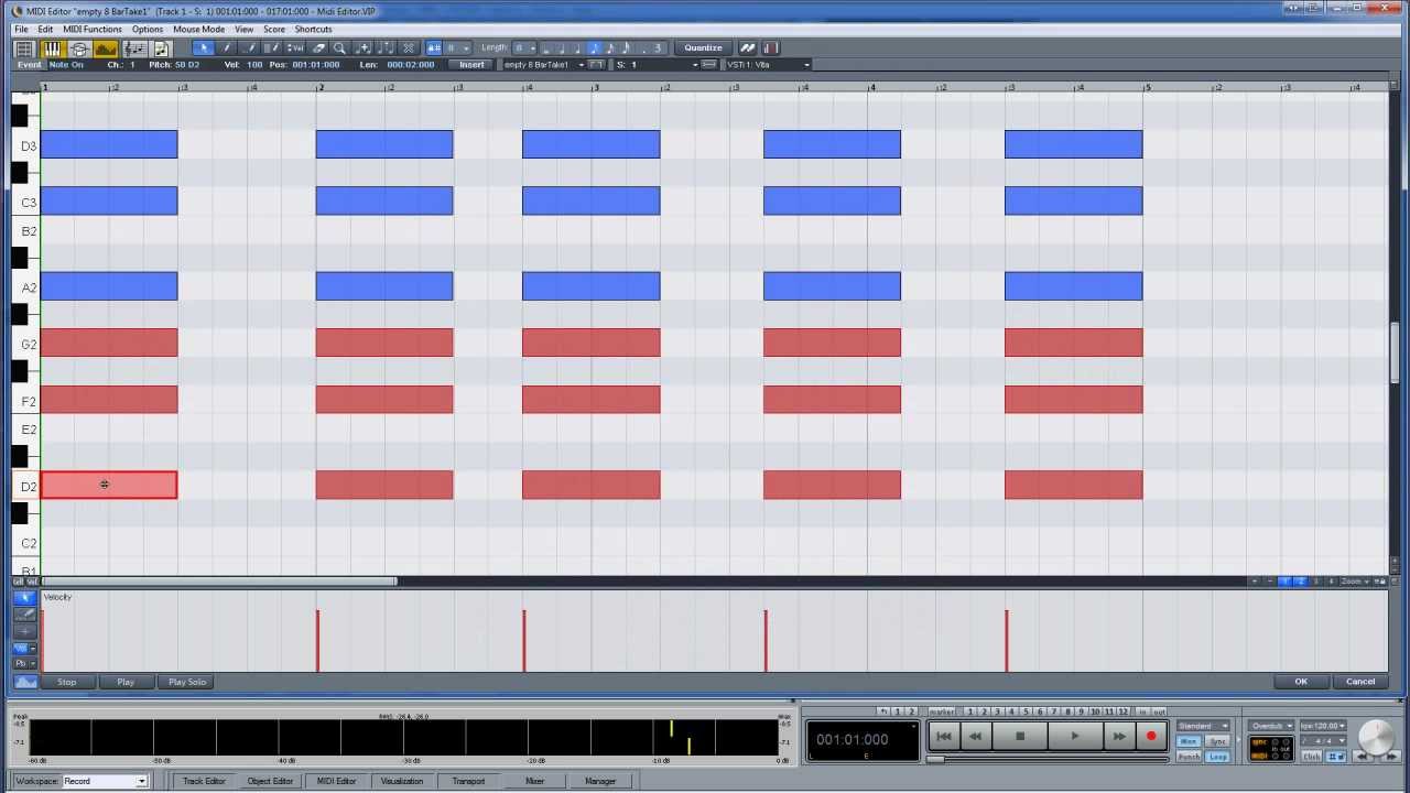 Samplitude & Sequoia Midi-06: Midi Note Manipulation - YouTube