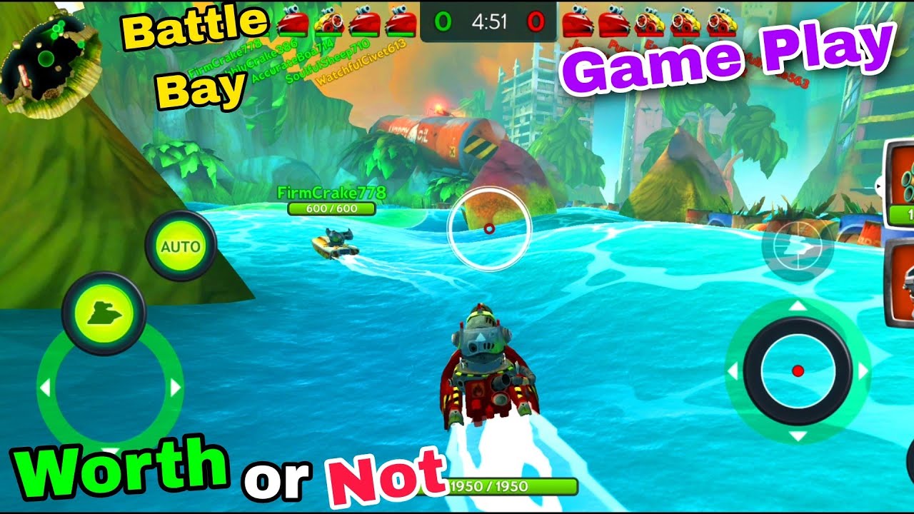Battle Bay | Game play - ship battle game [Mobile] - YouTube