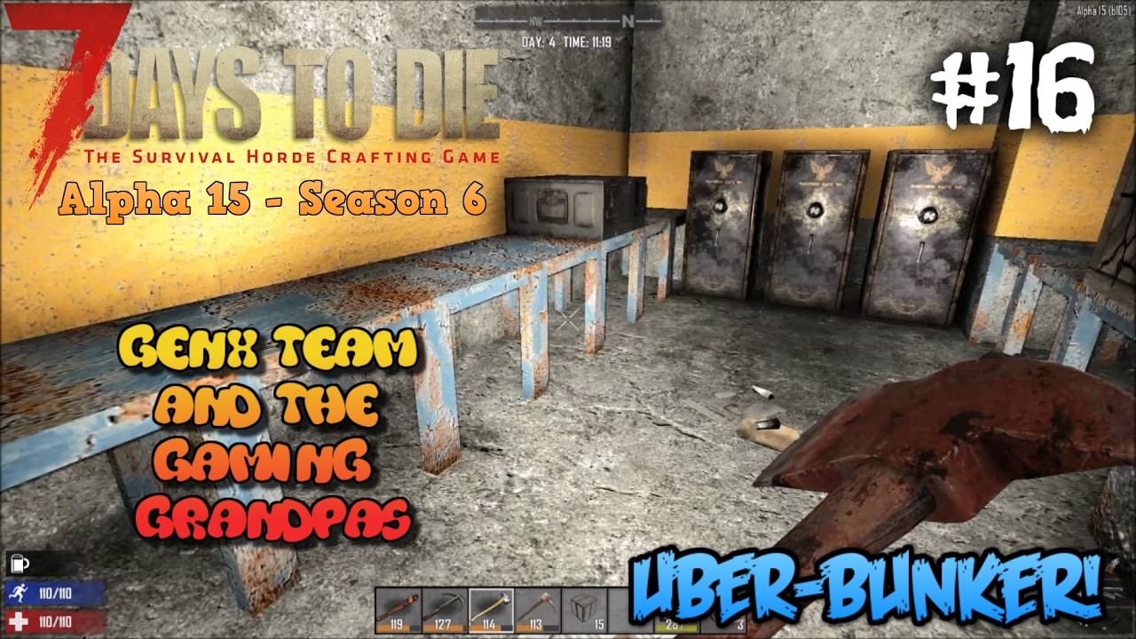 7DTD Co-Op - ALPHA 15 - Ep. #16: Adventure in Town and the UBER-Bunker ...