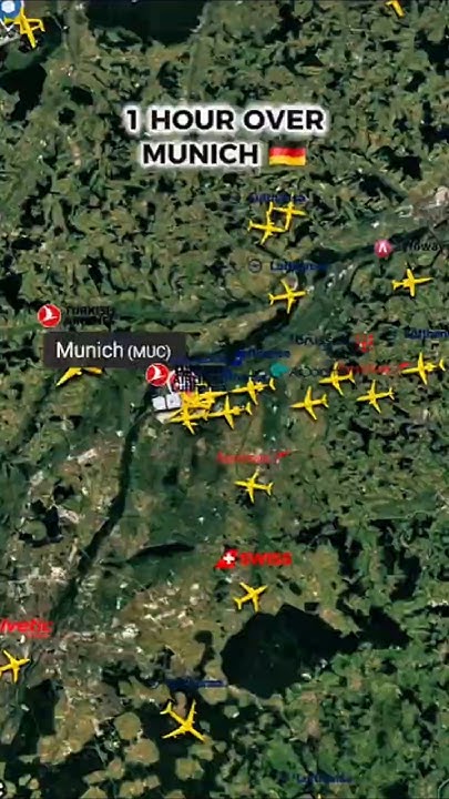 🇩🇪 1 Hour Over Munich! – Nonstop Action! #shorts #aviation #avgeek # ...