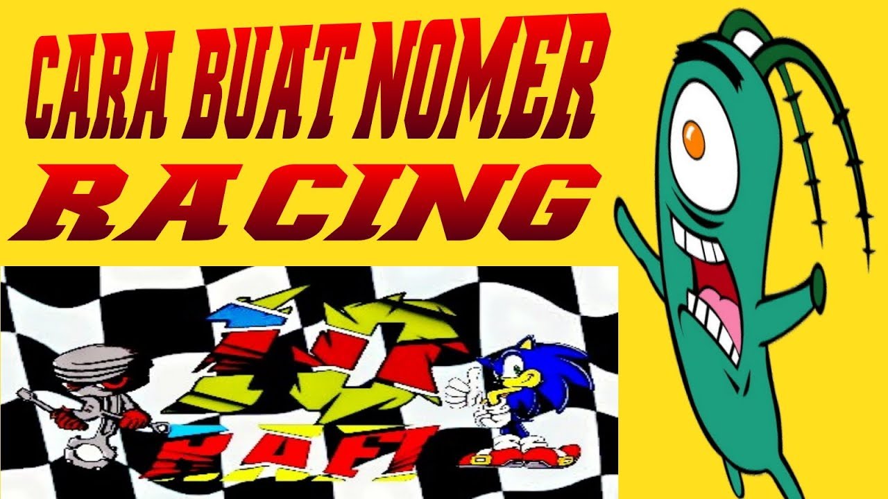 CARA BUAT NOMER RACING - YouTube