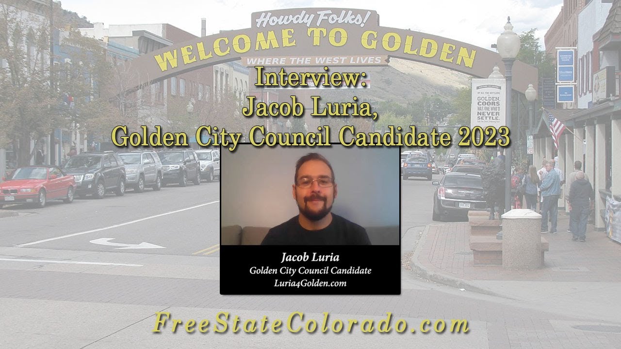 Interview: Jacob Luria, Golden City Council Candidate 2023 - YouTube