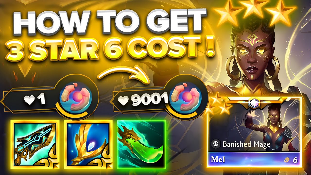 How to Get a 3-STAR 6-COST in TFT!!! | Teamfight Tactics Set 13 Tocker ...