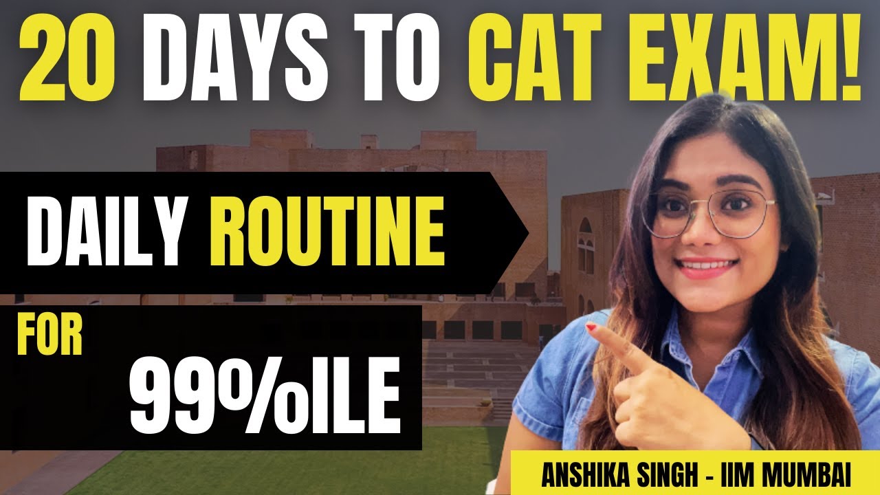 Crack CAT in 20 days | Roadmap to 99 percentile | CAT preparation strategy - YouTube