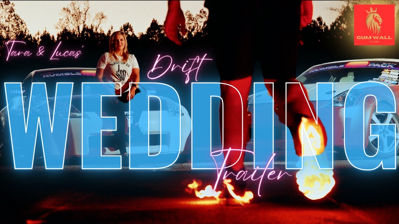 DRIFT WEDDING MIDPOND RACETRACK - TARA & LUCAS - YouTube