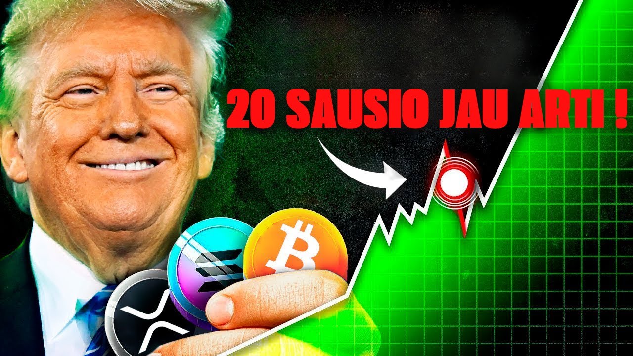 TRUMPO INAUGURACIJA JAU VISAI ARTI! KRIPTOVALIUTŲ RINKOS APŽVALGA - YouTube