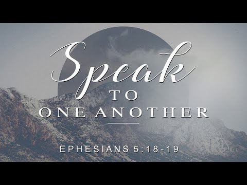 Speak to One Another: Speaking Songs - YouTube