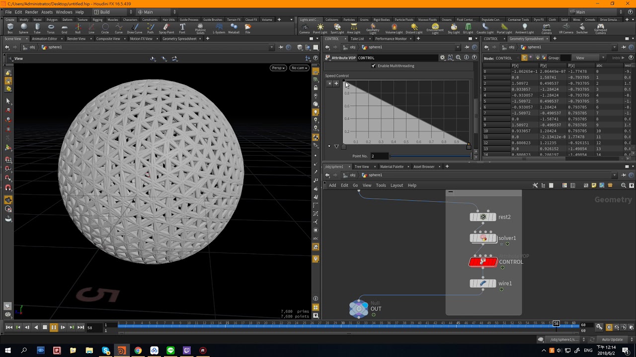 [Houdini RD] Triangle divide and transform effect - YouTube
