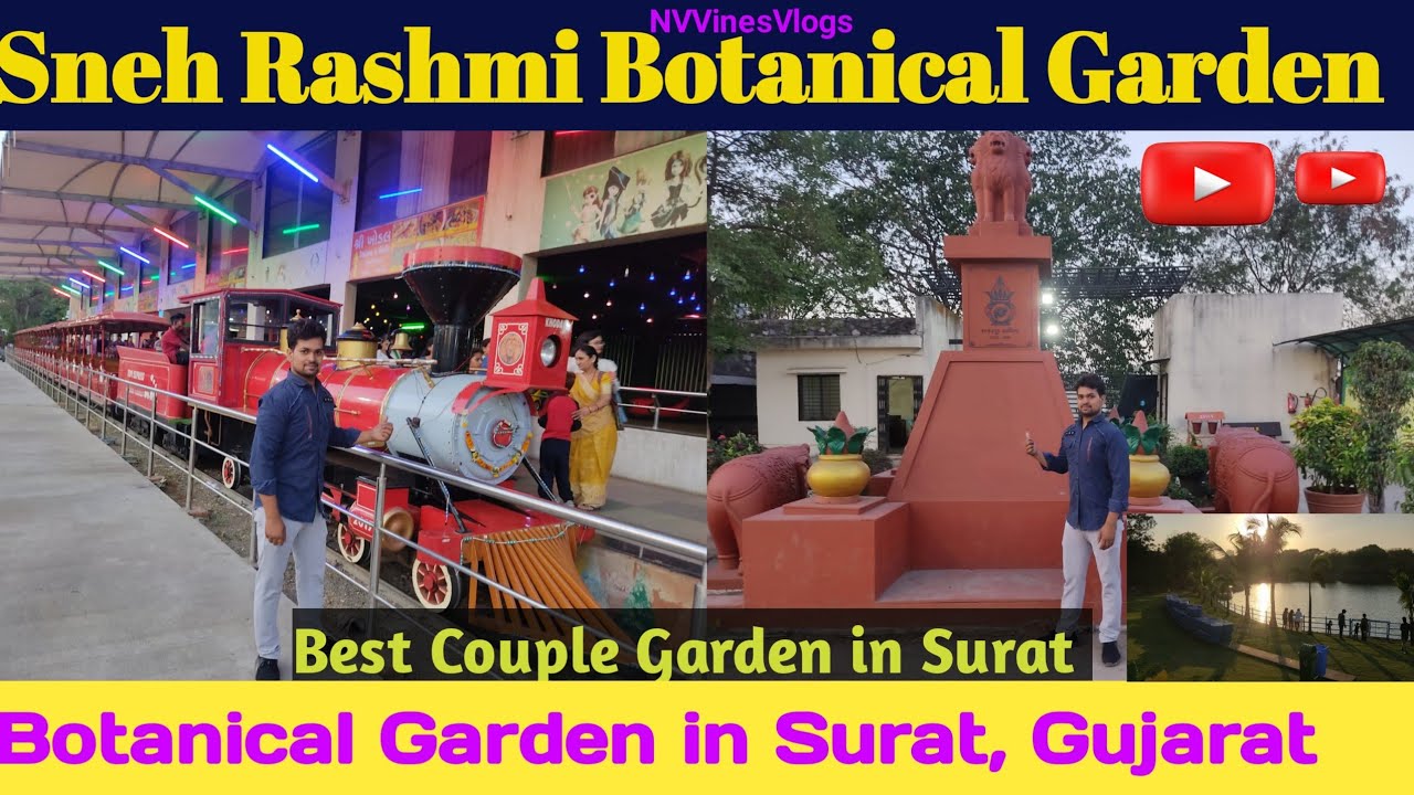 Sneh Rashmi Botanical Garden || Most beautiful Garden in Surat #surat # ...