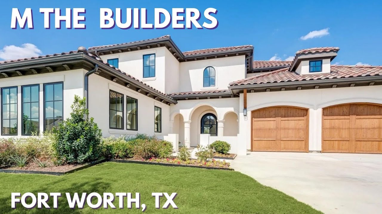 Tour a M The Builders Home in Montrachet in Southwest Fort Worth - YouTube
