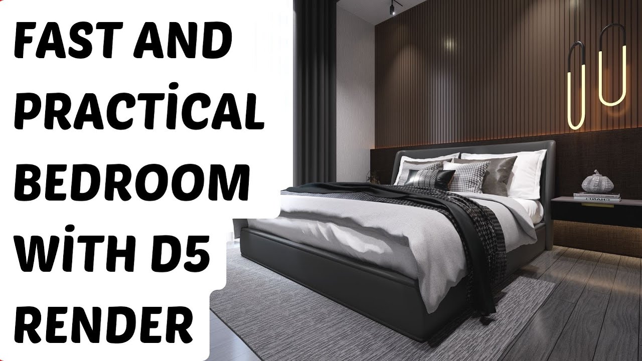 Fast and practical bedroom with d5 Render - YouTube