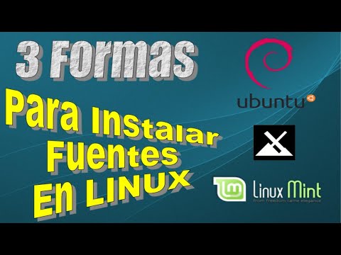 Cómo instalar fuentes en LINUX | 3 métodos fáciles + Regalo 🎁