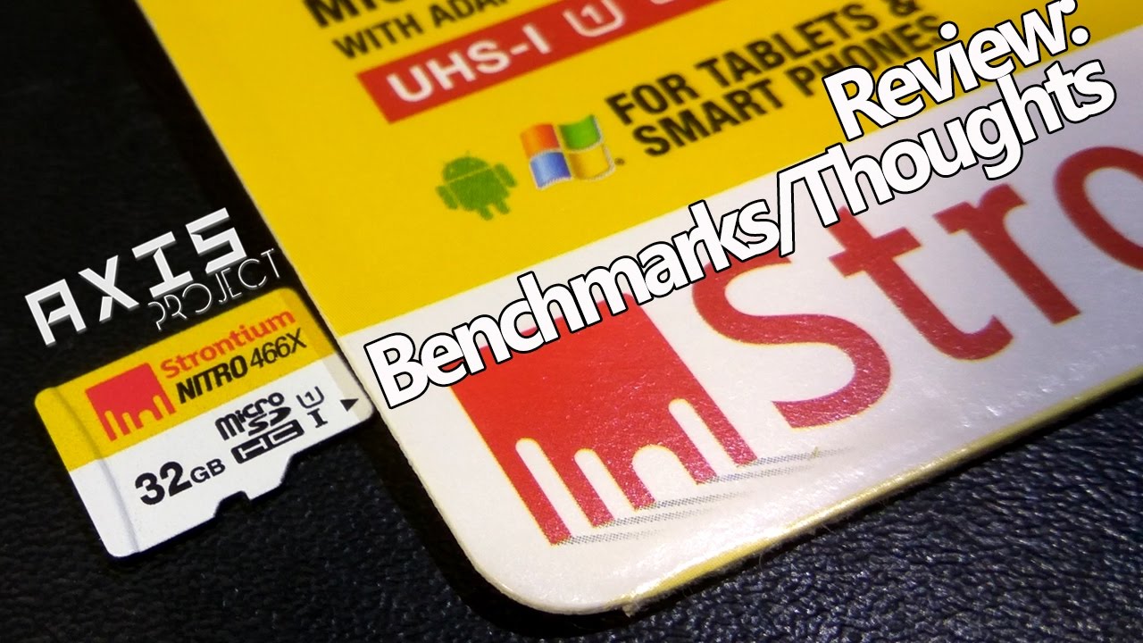 Strontium Nitro 32GB MicroSD Card Review : Benchmark/Analysis - YouTube
