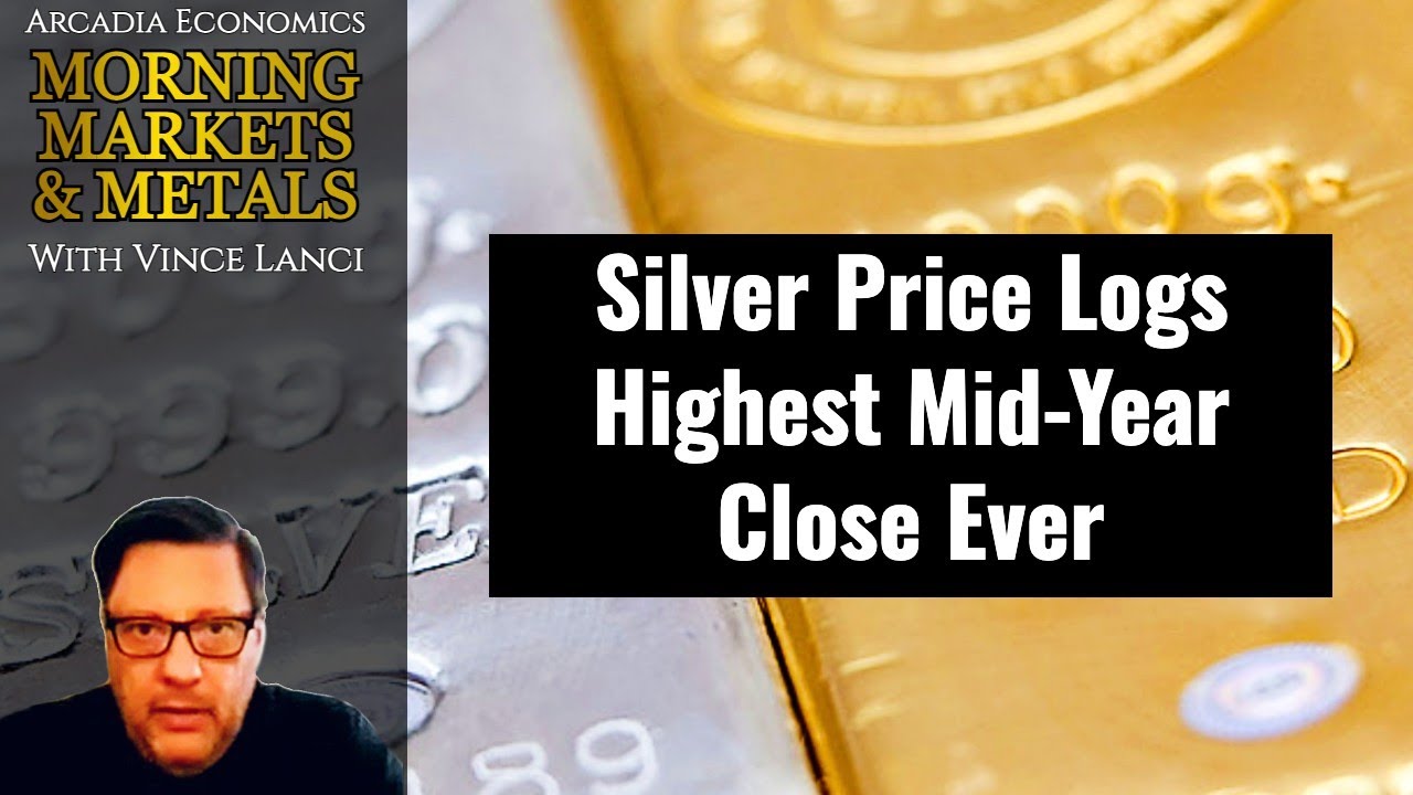 Silver Price Logs Highest Mid-Year Close Ever - YouTube