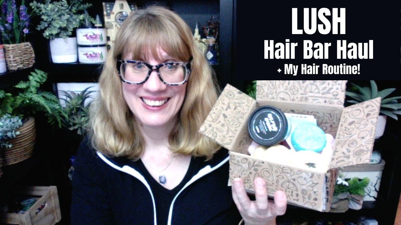 LUSH Hair Bar Haul + My Hair Routine! - YouTube