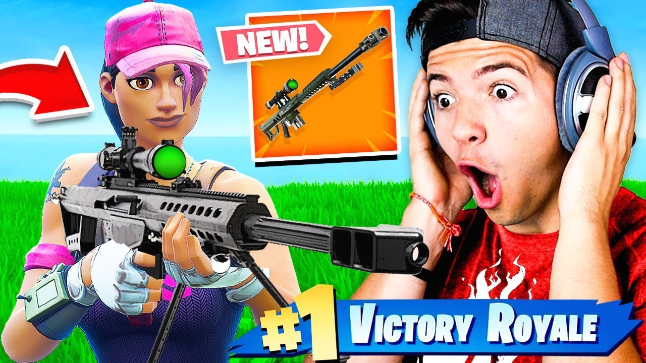 *NEW* HEAVY SNIPER GAMEPLAY! - Fortnite Battle Royale - YouTube