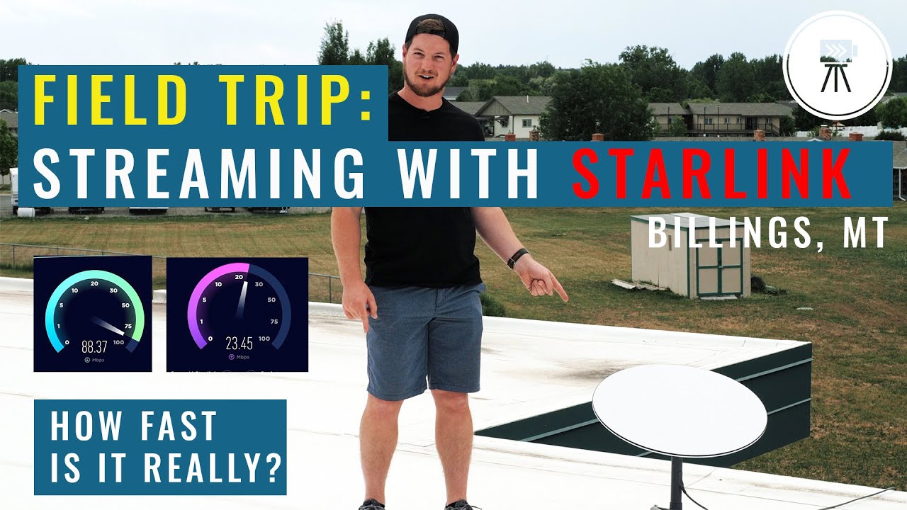 Field Trip: Live Streaming with Starlink [with Speed Test] - YouTube
