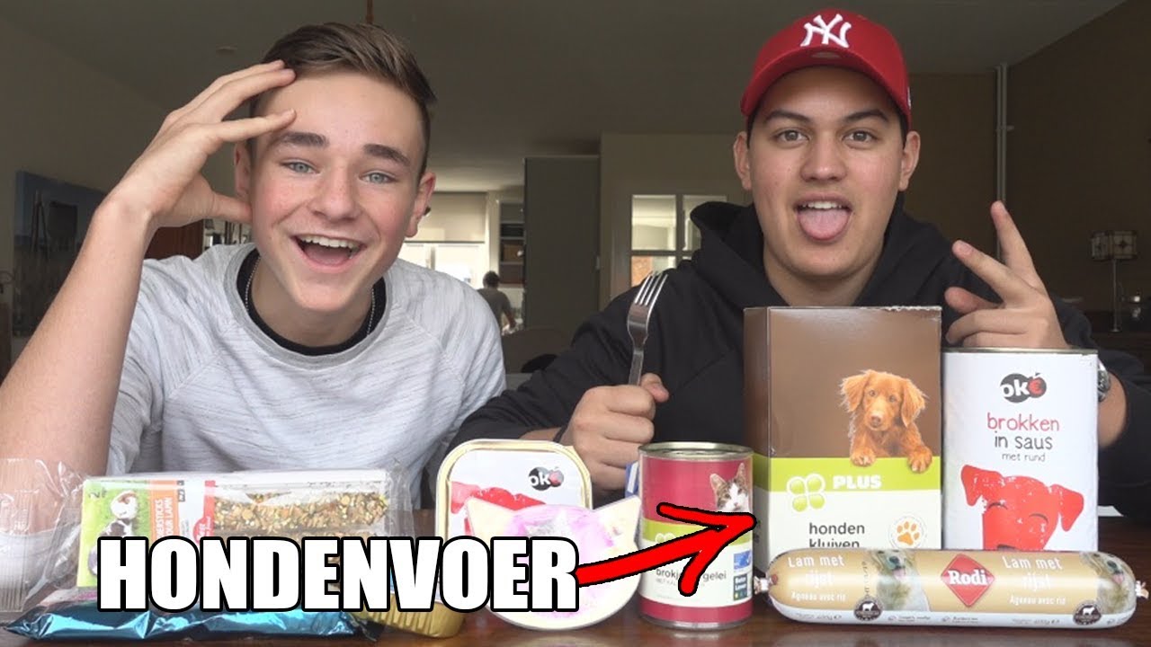 VOEDSEL VAN HUISDIEREN ETEN EN PROEVEN! - YouTube