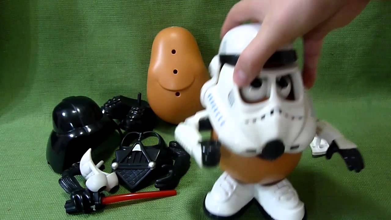 Star Wars Mr Potato Head Darth Vader and Stormtrooper Set! - YouTube
