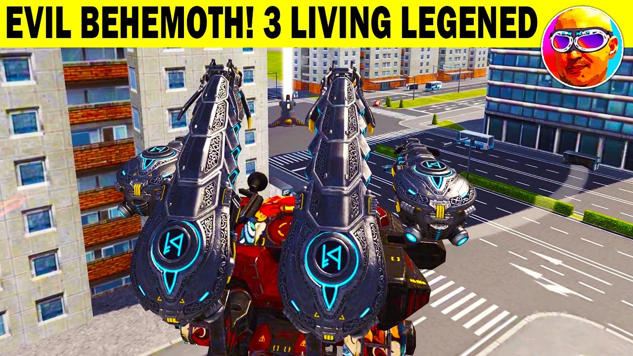 EVIL Behemoth! 3 LIVING LEGENED WAR ROBOTS BEHEMOTH 4 HEL MK2 ...