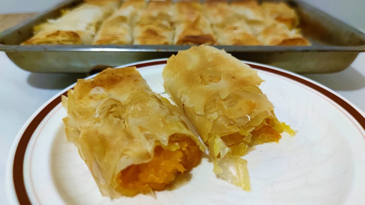 Kako napraviti domaću pitu od bundeve , BUNDEVARA , video recept ! 4K ...
