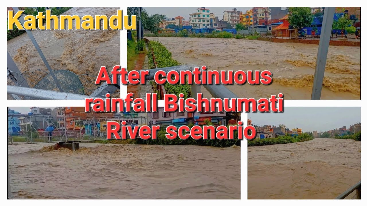Bishnumati River , Kathmandu (continuous rainfall ) - YouTube