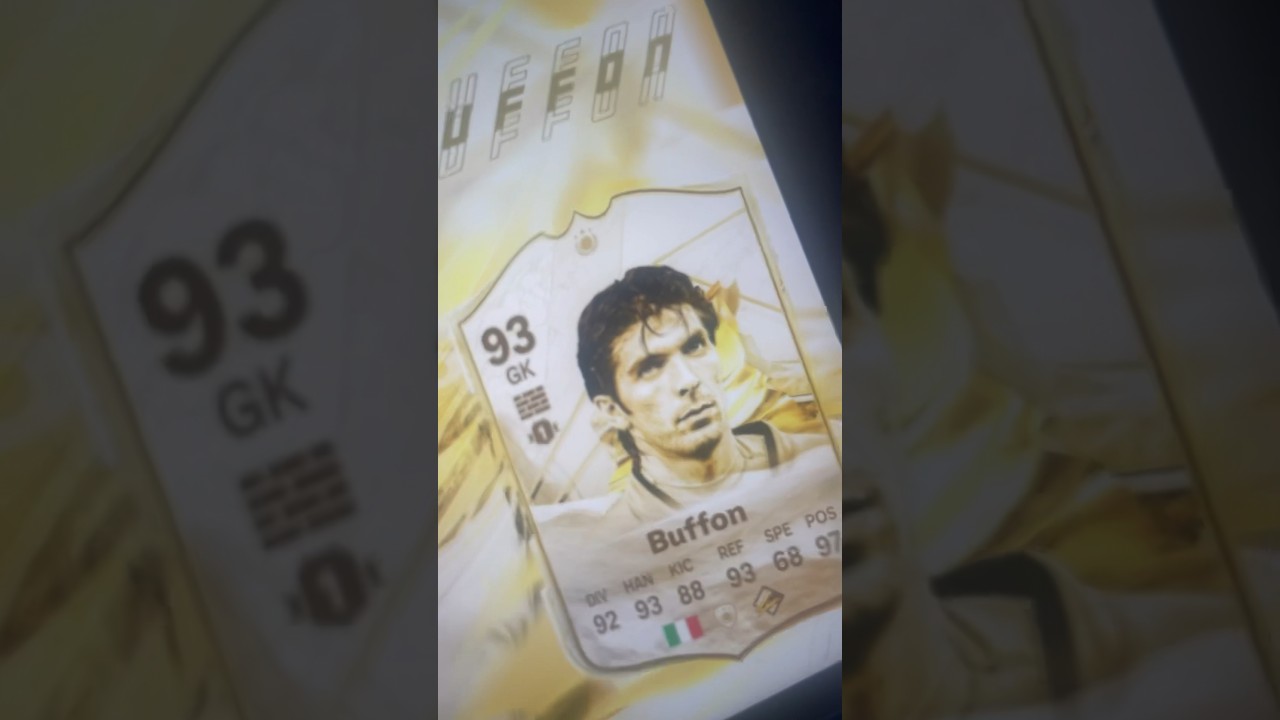 EAFC24 Gianluigi Buffon Icon Card 🌟🇮🇹 #eafc24 - YouTube