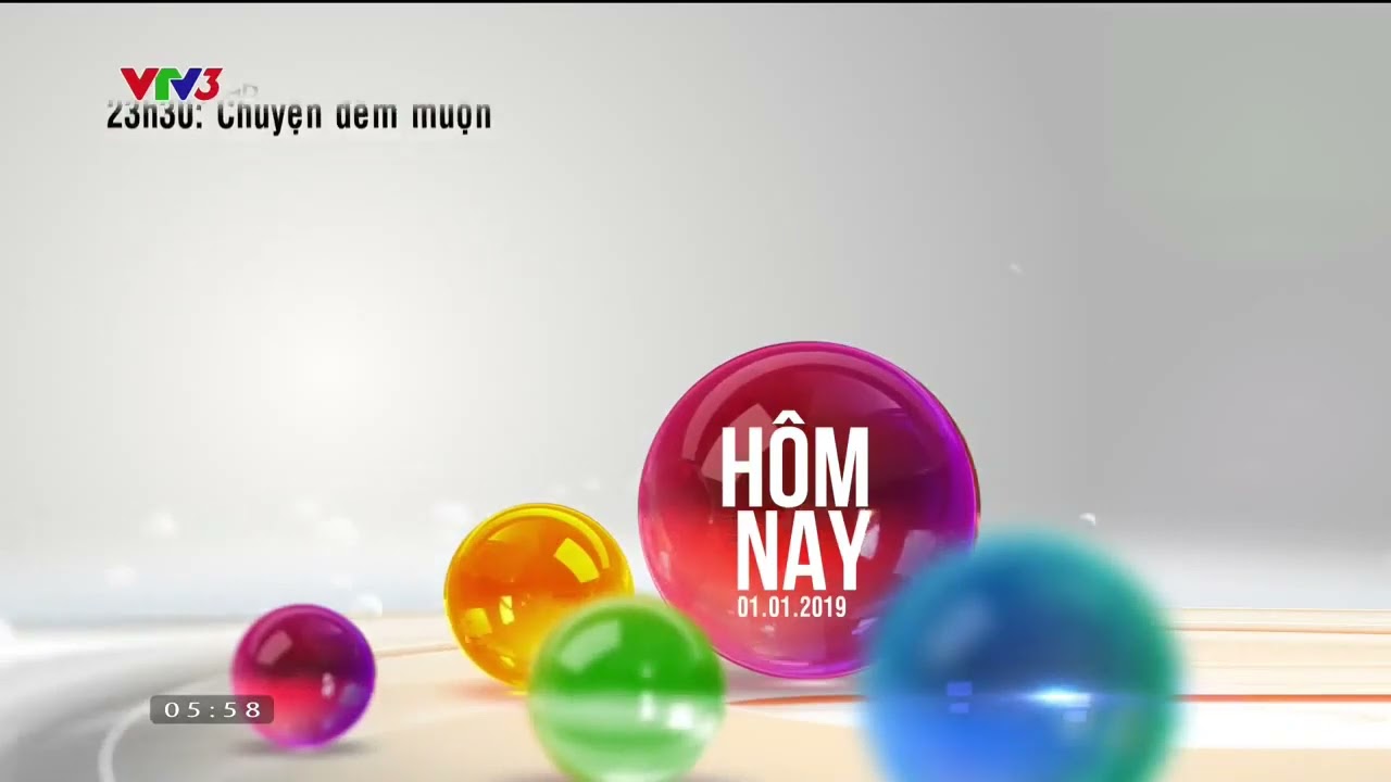 VTV3 ident 2019 - GTCT hôm nay (6h, 1/1/2019) - YouTube