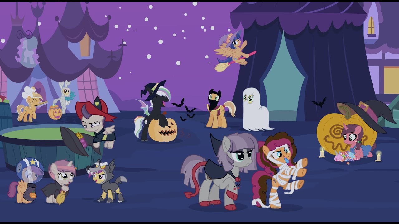 MLP (Next Gen) Happy Halloween~ (Speedpaint)(Base Edit) - YouTube