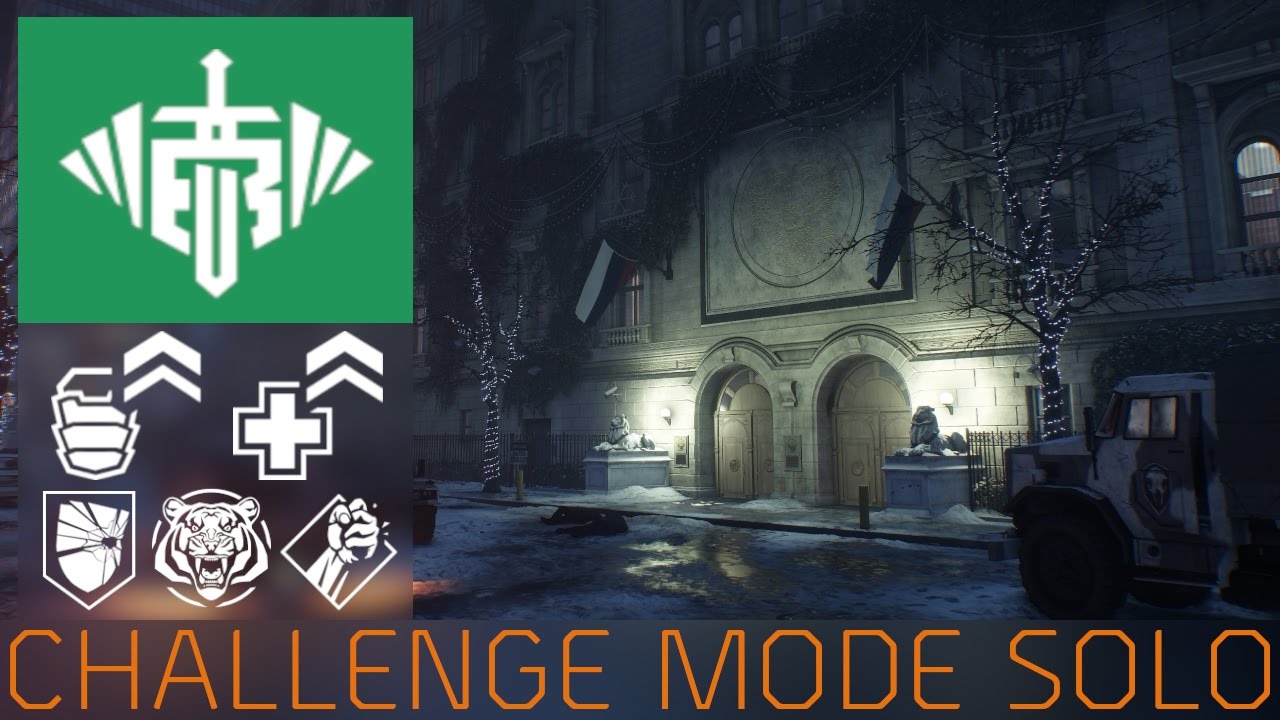 The Division | 1.5 D3-FNC Build - Russian Consulate Challenge Solo *No ...