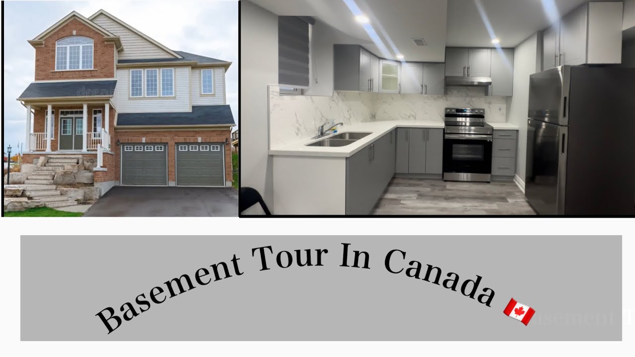 Canada Basement Tour || Home for 6 months || Unfurnished 🇨🇦 - YouTube