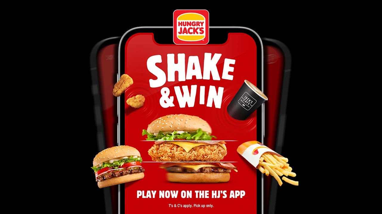 Hungry Jack's Shake & Win Social 1x1 - YouTube