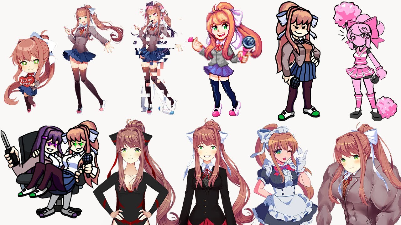 Niveles de Poder de Monika (Doki Doki Literature Club, Friday Night ...