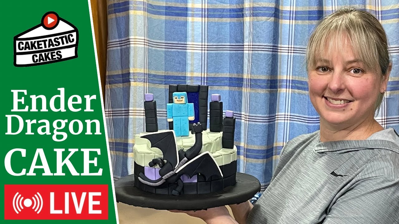 🔴Live Stream - Minecraft Cake Ender Dragon Cake and Trivia! - YouTube