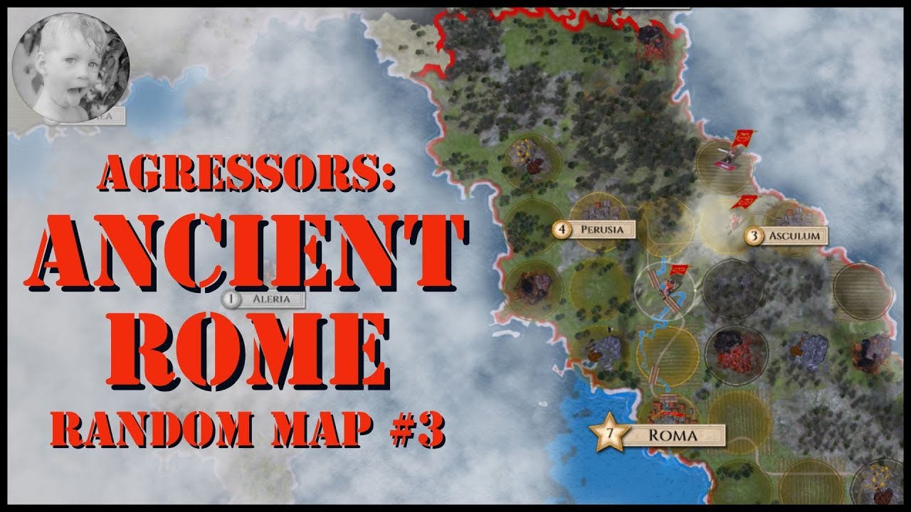 Let's Play Aggressors: Ancient Rome - Random Map - Romans #3 - YouTube