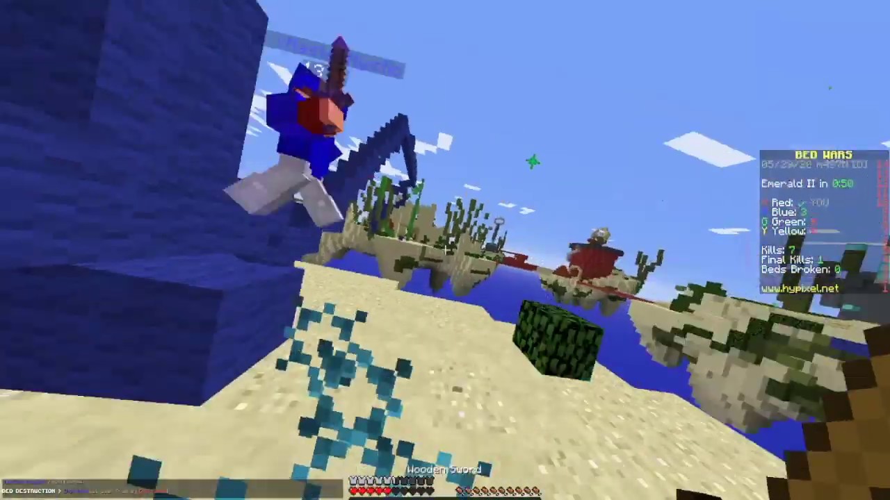 Bed wars 2 return of the blue - YouTube