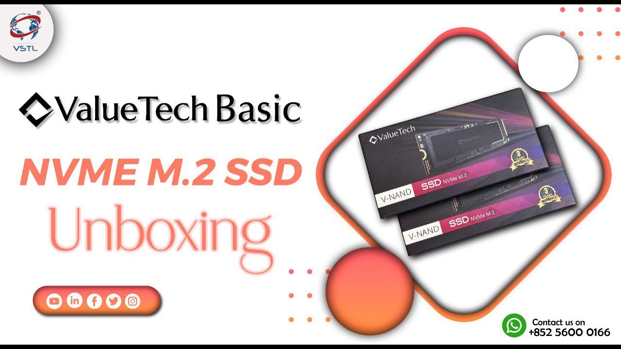 ValueTech NVME M.2 SSD Unboxing || ValueTech - YouTube