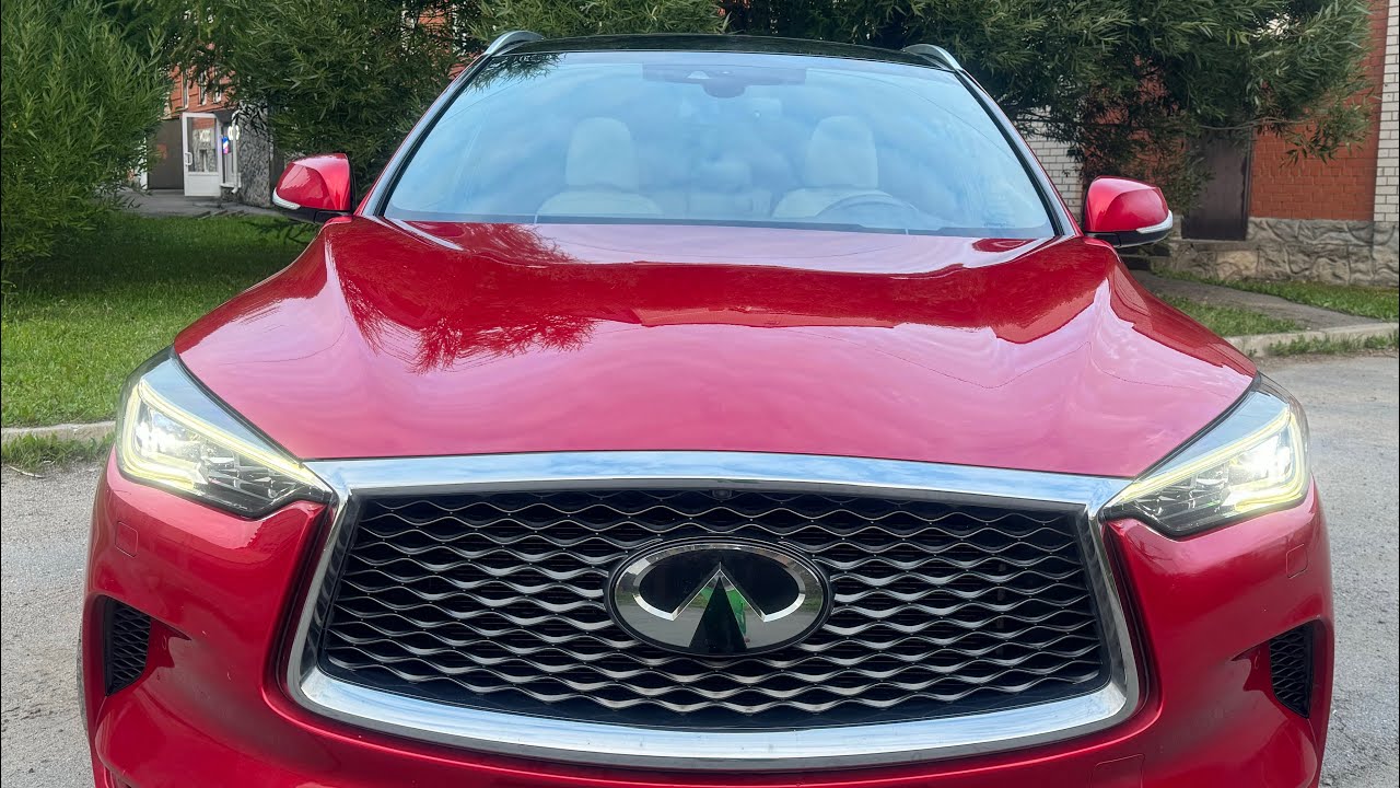 Infinity qx 50 autograph red - YouTube