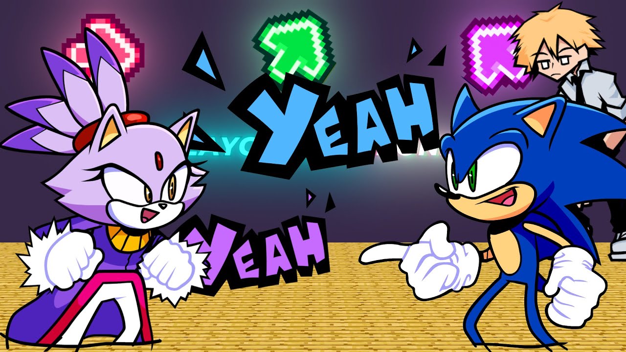 FNF Character Test | Gameplay VS Playground | Blaze vs Sonic | Denji ...