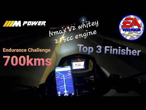 NMAX V2 (whitey) 215cc @ ERCP Endurance Challenge 700kms top 3 finisher..April 30, 2022