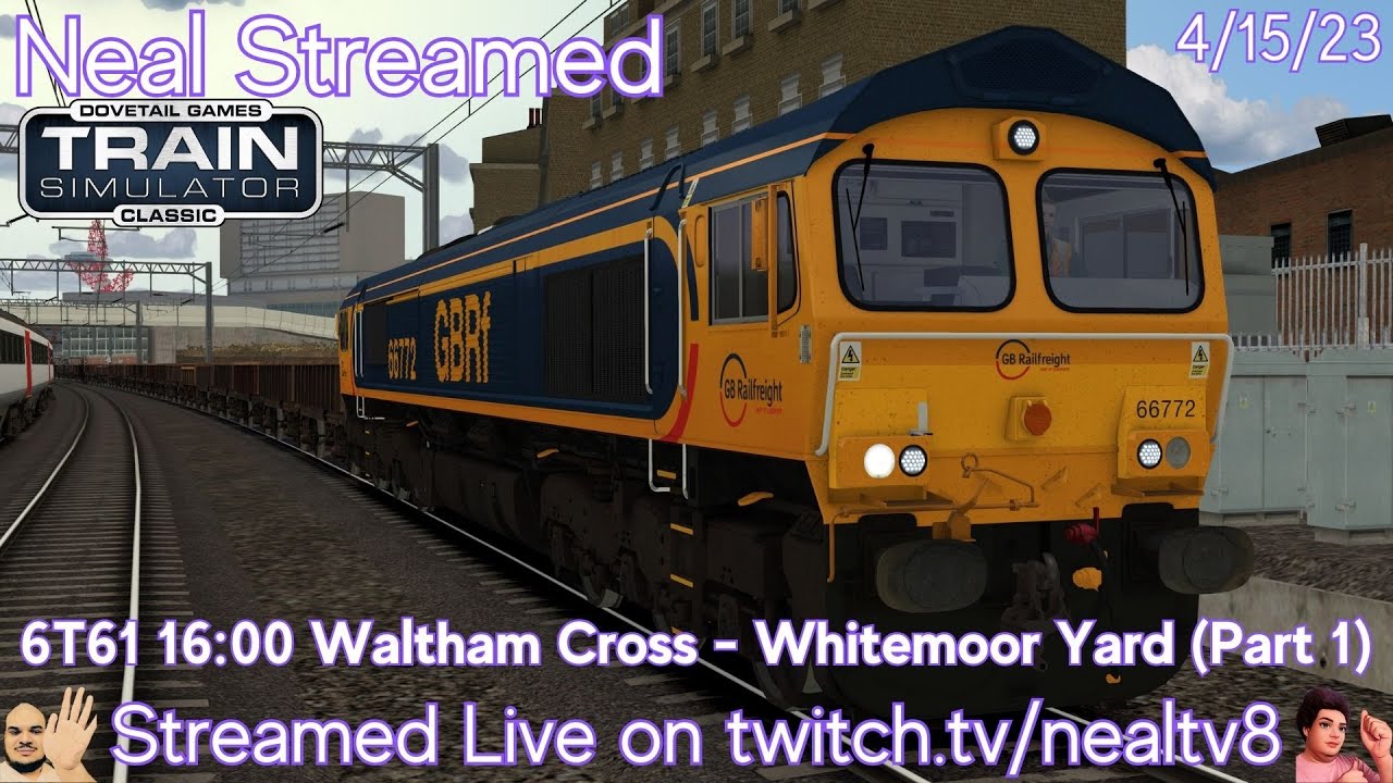 6T61 16:00 Waltham Cross - Whitemoor Yard (Part 1) - AP Class 66 EP - GEML - Train Simulator ...