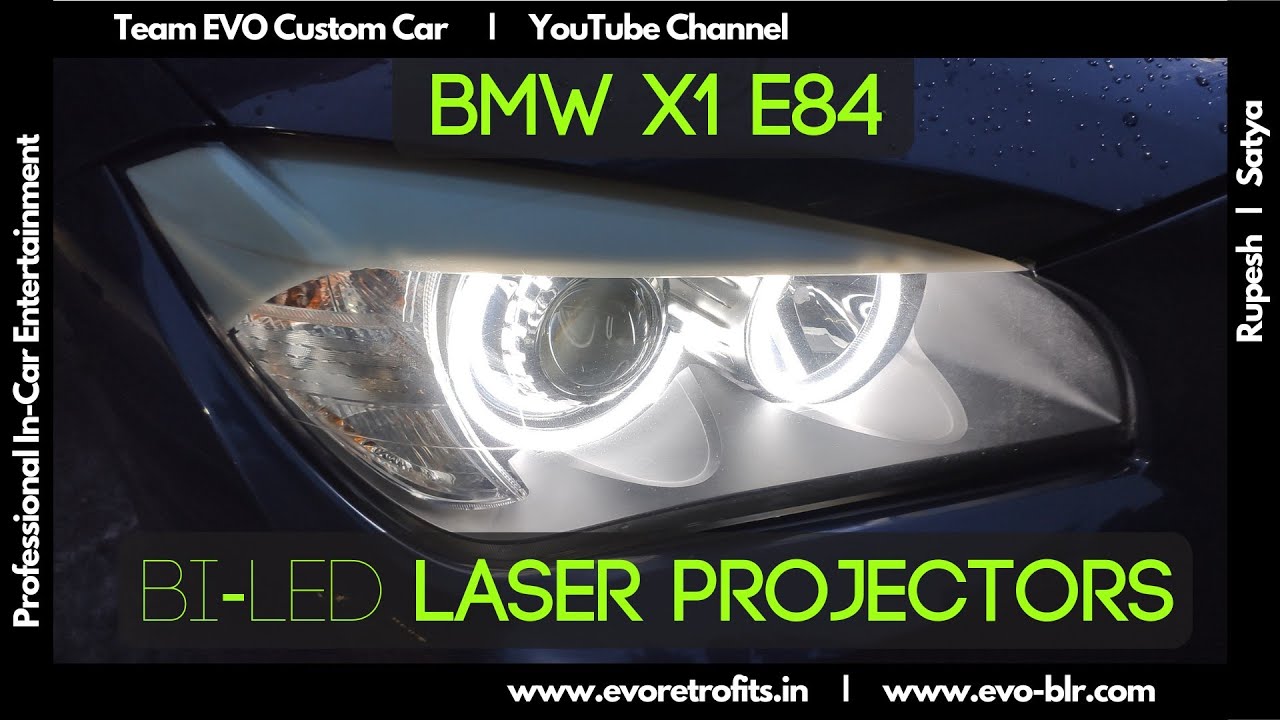 EVO CUSTOM CAR: 2014 BMW X1 E84 Headlight Bi-led Laser Projector ...