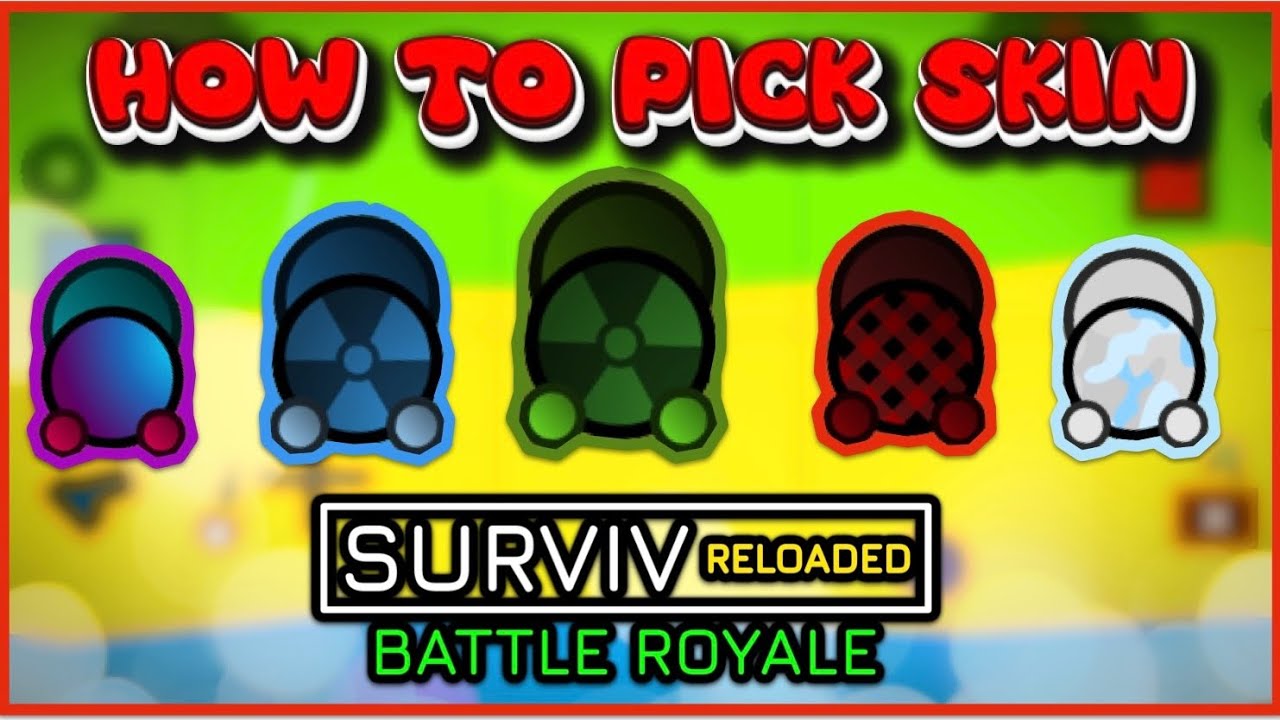 How to access skin loadout in surviv reloaded. - YouTube