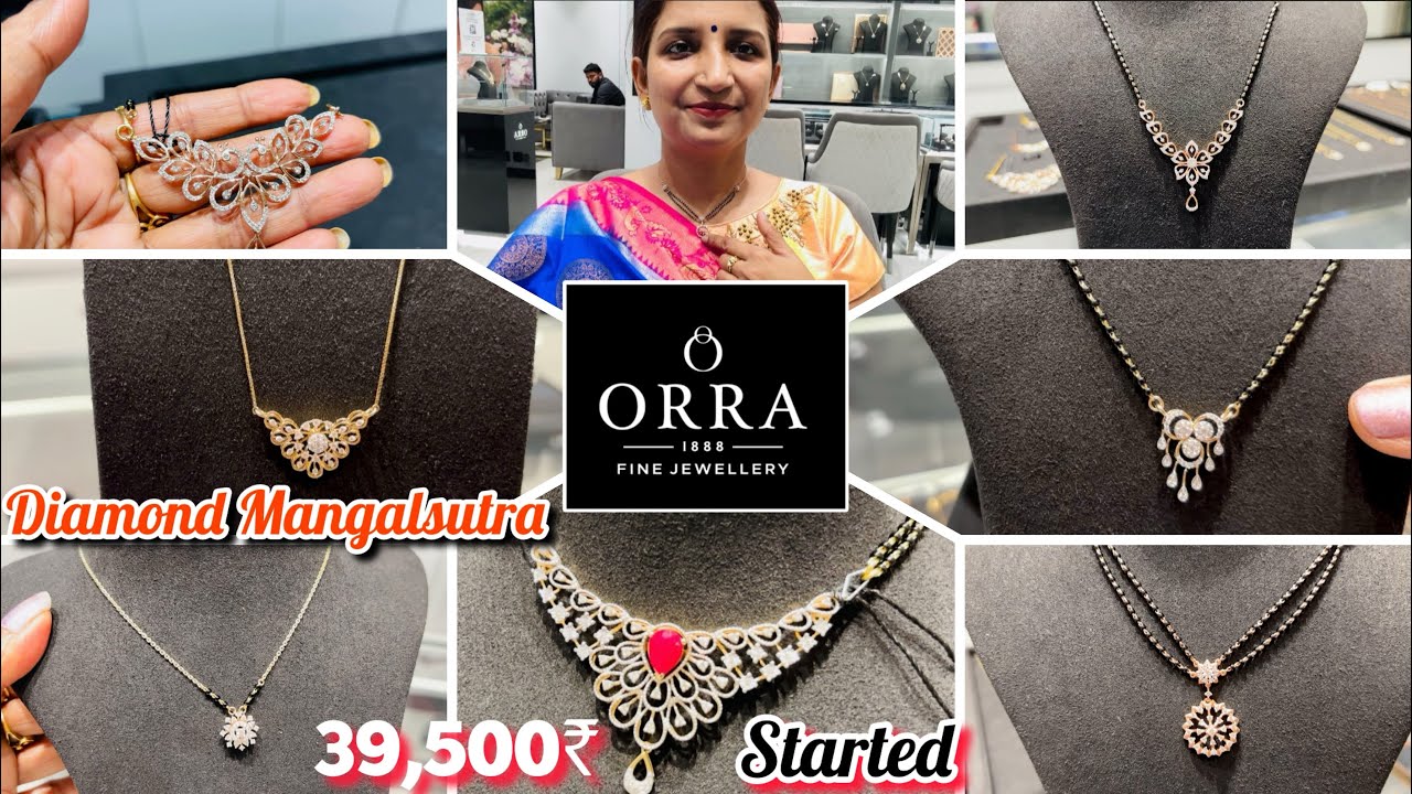 #2025 ORRA Jewellery 💖 Diamond Mangalsutra Starting at ₹39,500 | ORRA ...