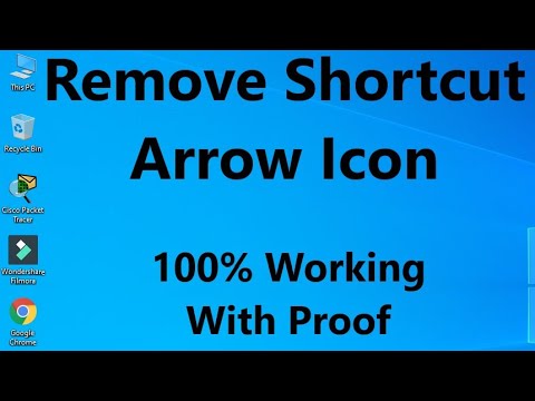 How to Remove Shortcut Arrow Icons in Windows 10/8/7 💻 New Method 2021 ...