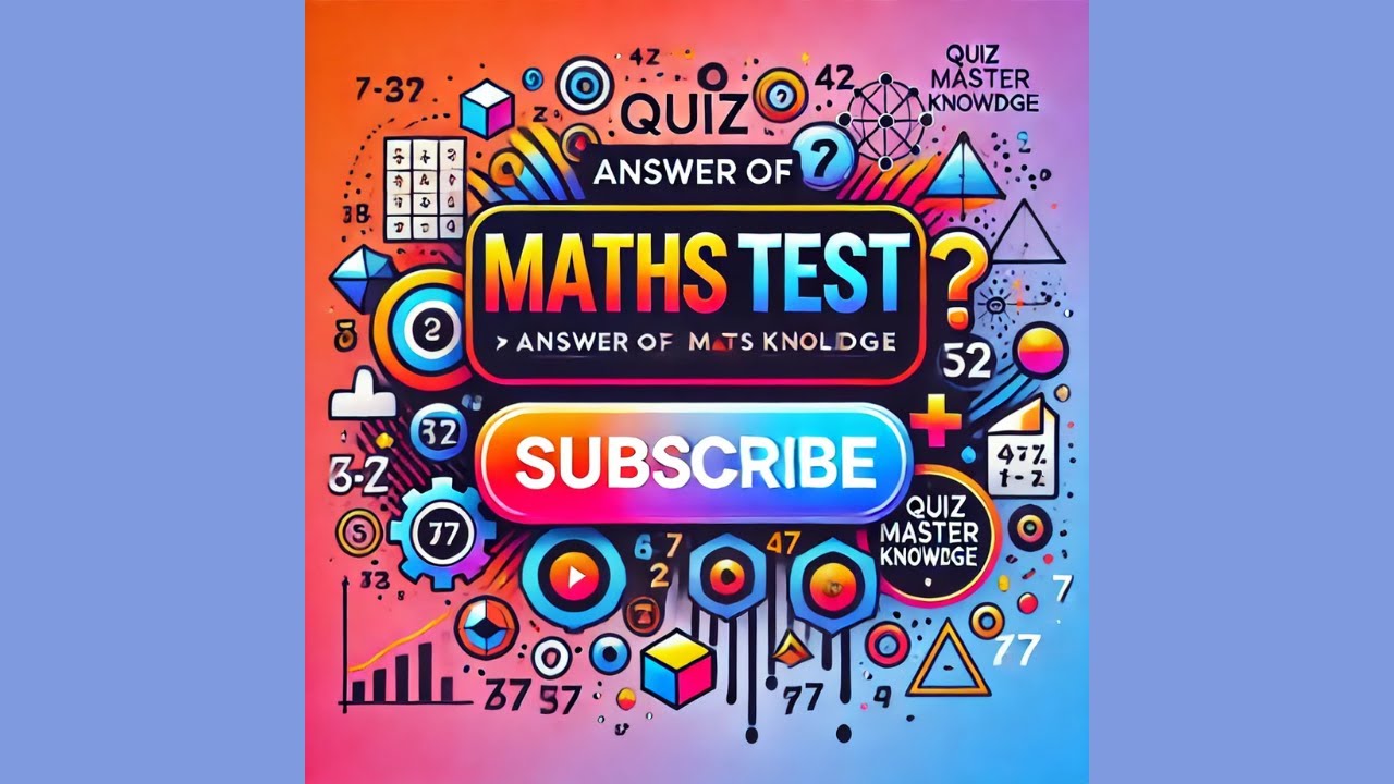ans of maths test - YouTube